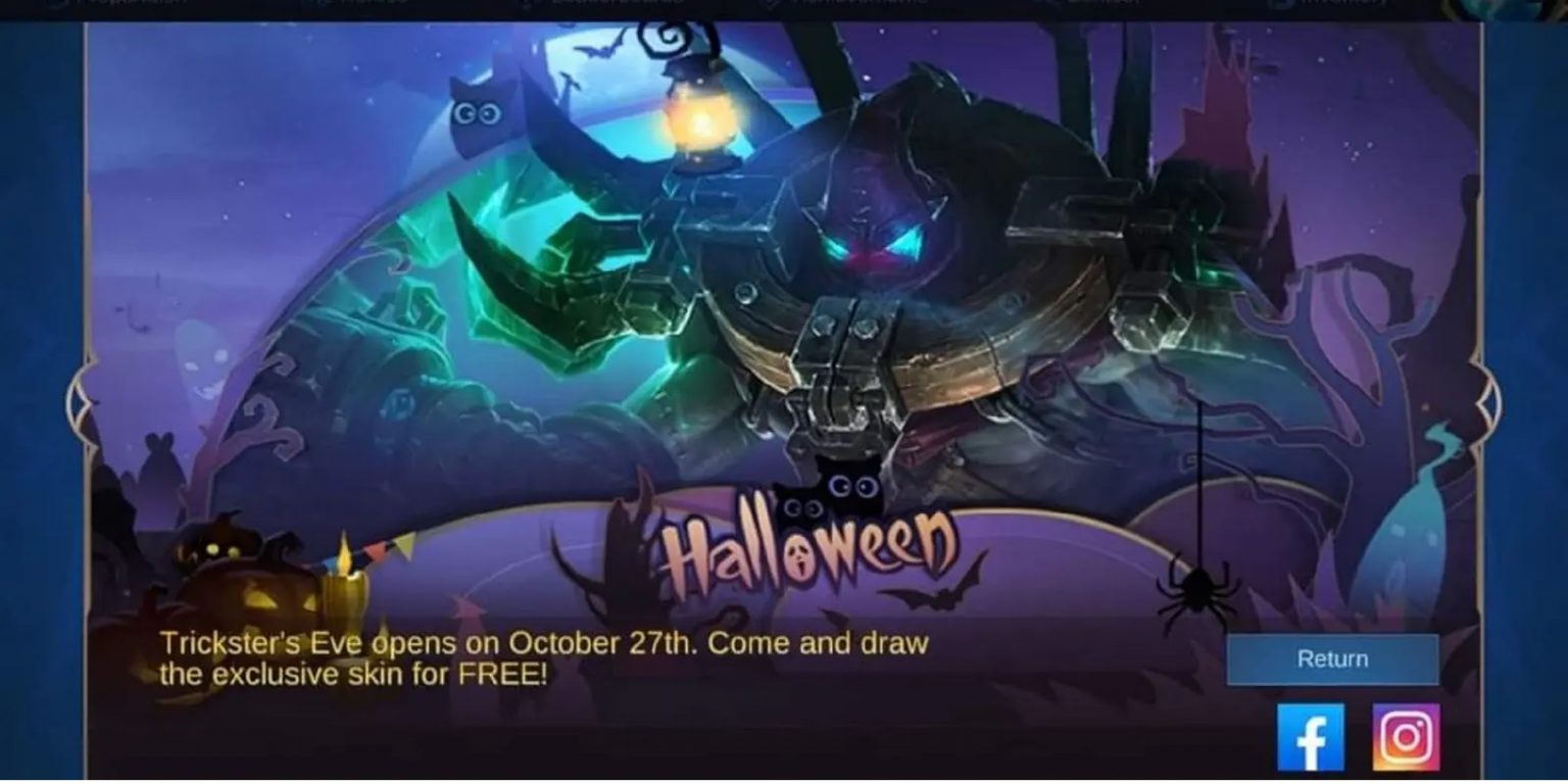 Moonton Shares Free ML Halloween Special Mobile Legends Skins! - Esports
