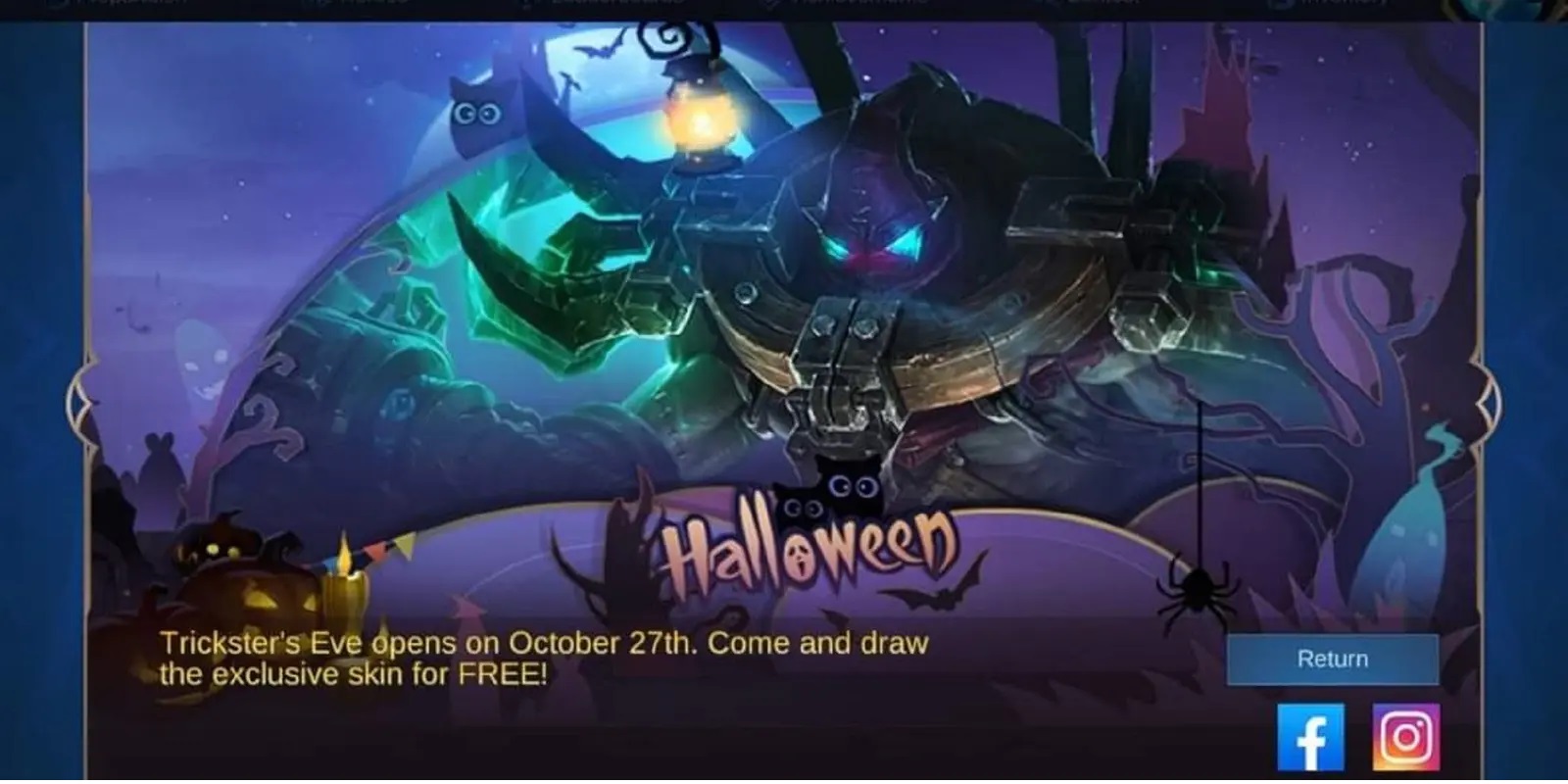 Moonton Shares Free ML Halloween Special Mobile Legends Skins! - Esports