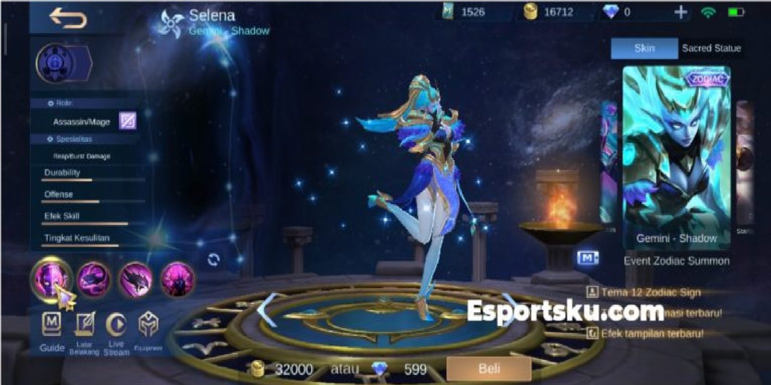Selena's Best Skin in Mobile Legends (ML) - Esports