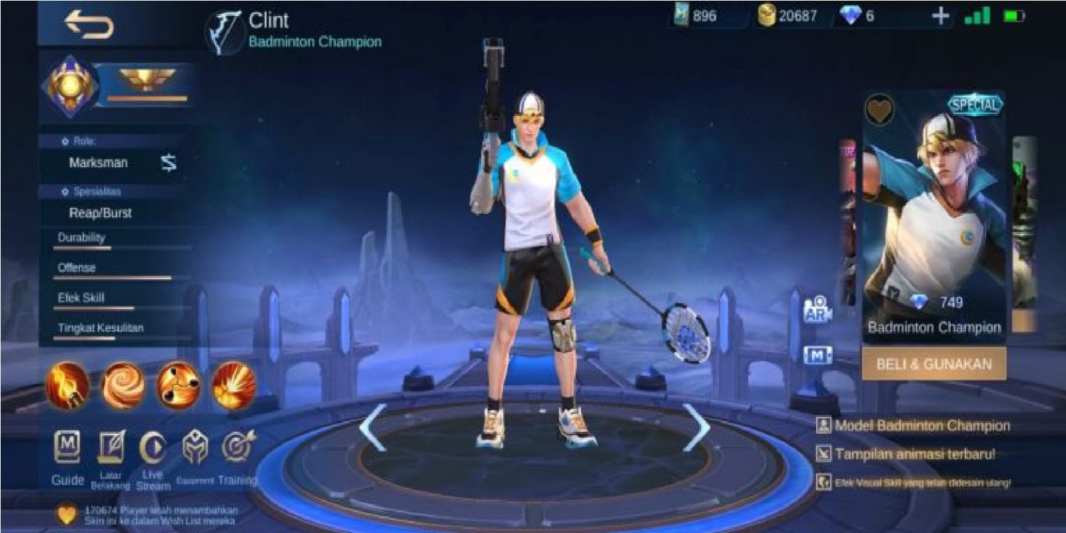 Clint Best Skin’s in Mobile Legends (ML) - Esports