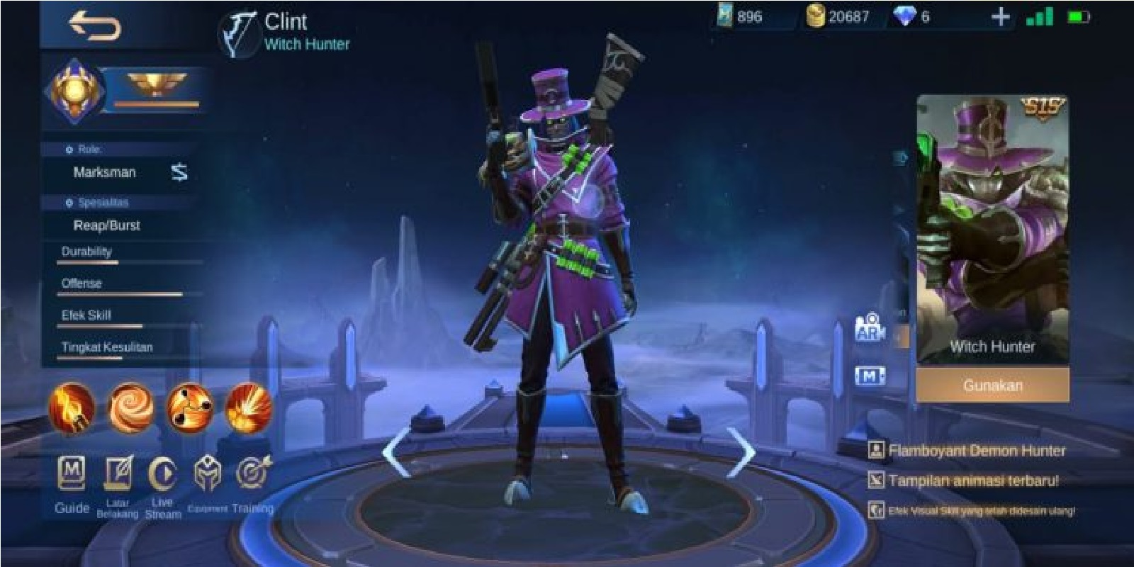 Clint Best Skin’s in Mobile Legends (ML) - Esports