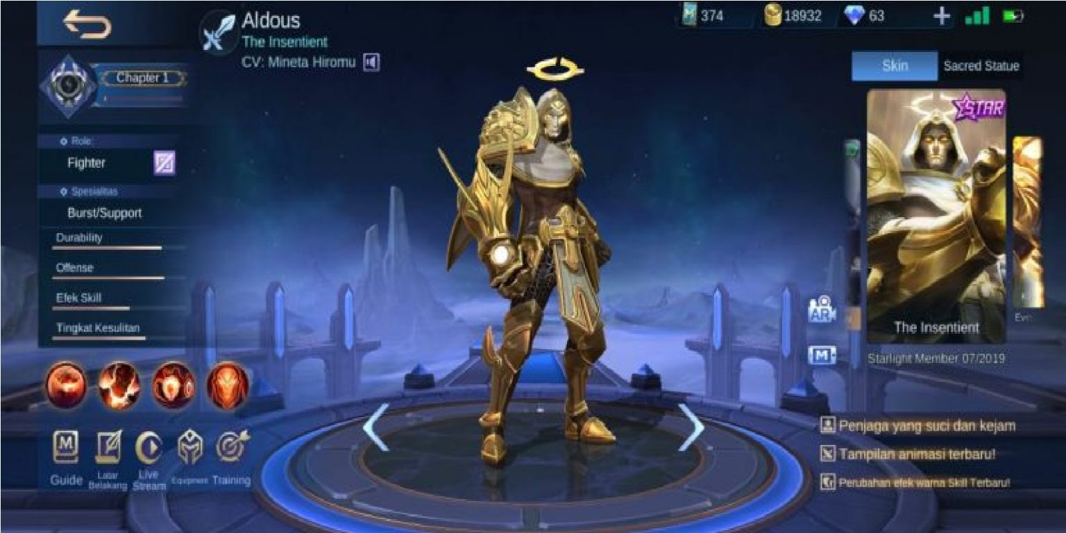 Aldous Best Skin’s in Mobile Legends (ML) - Esports