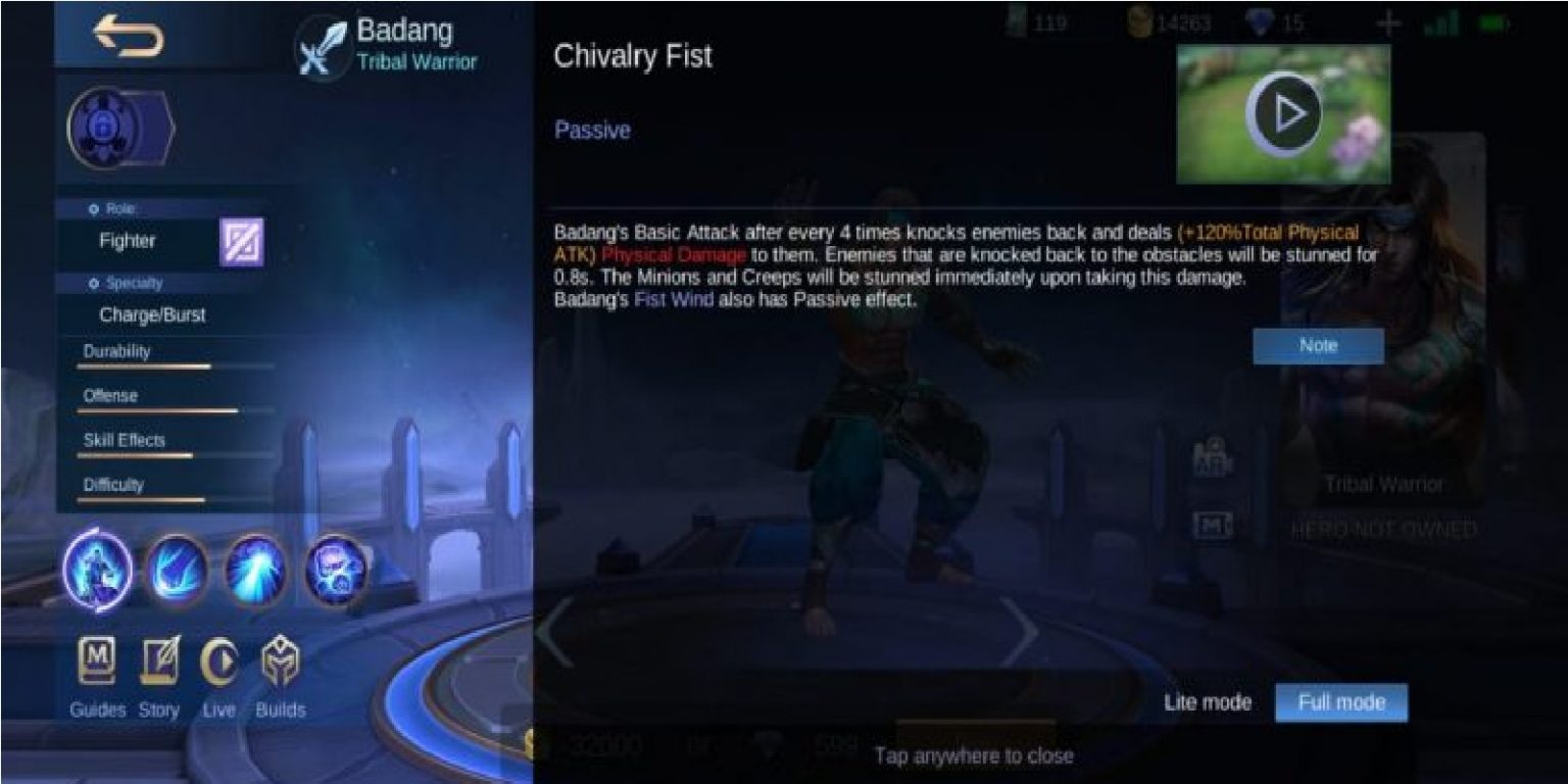 Explanation of Badang skills Mobile Legends (ML) - Esports