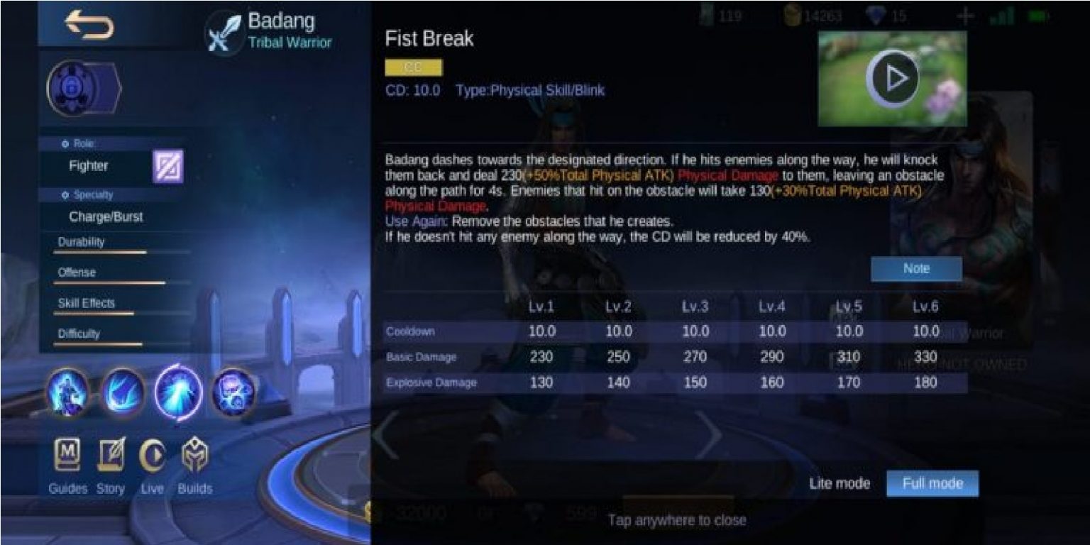 Explanation of Badang skills Mobile Legends (ML) - Esports