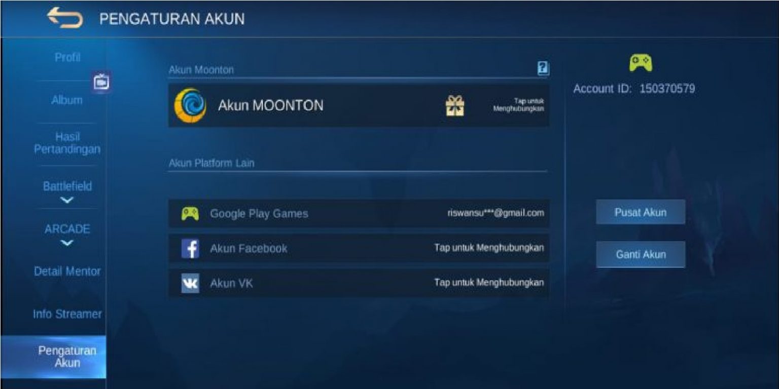 How to restore a Mobile Legends account linked to someone else's email ...