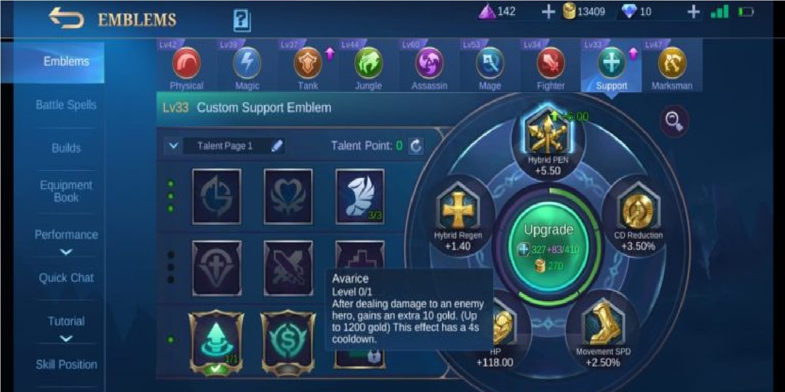 Best Set Up Emblem For Carmilla Mobile Legends (ML) - Esports