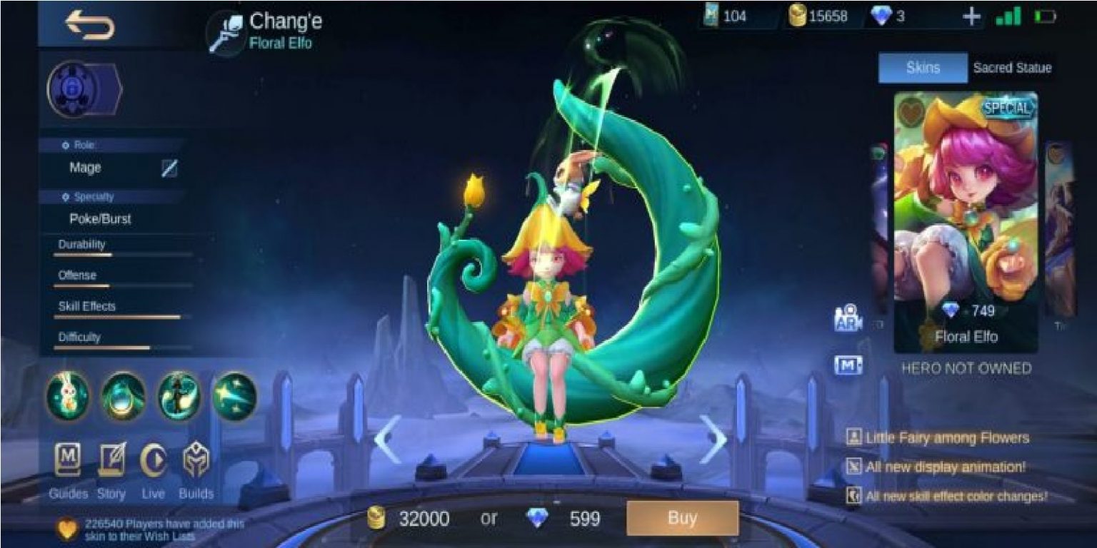 5 Best Chang'e Skins Mobile Legends (ML) - Esports