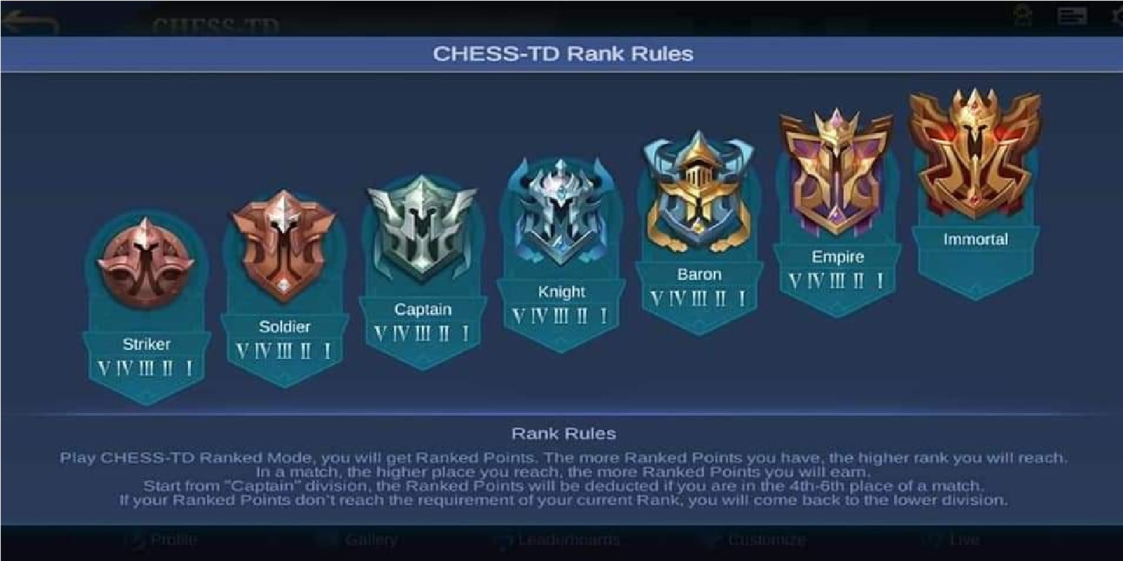 7 Order Rank Mode Chess TD Mobile Legends ML Esports