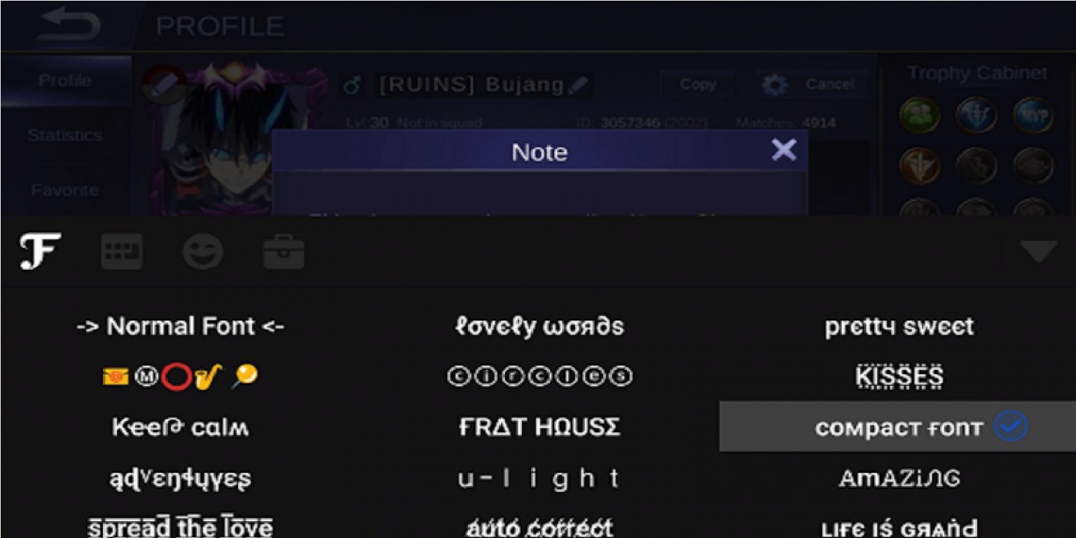 How to make a name with unique fonts in Mobile Legends (ML) - Esports