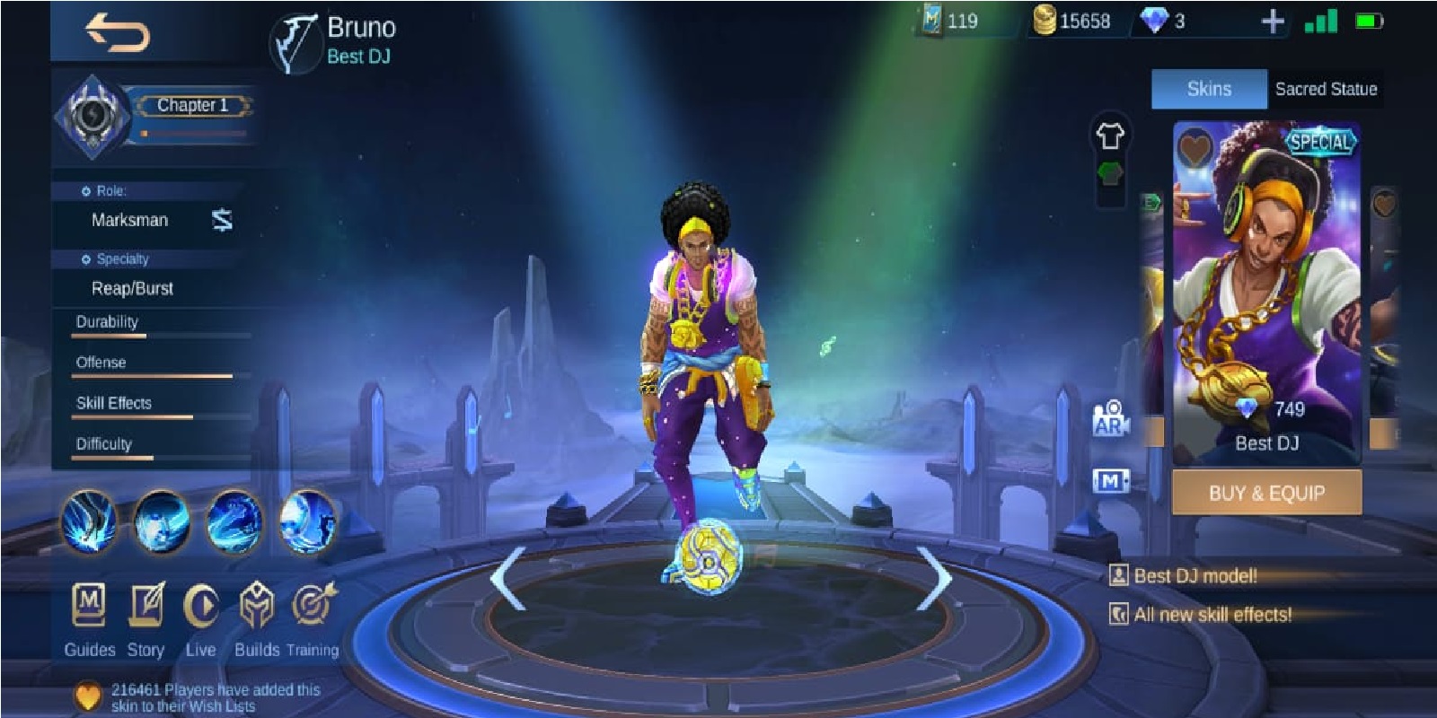 5 Most Cool Mobile Legends Skins with Music Themes (ML) - Esports