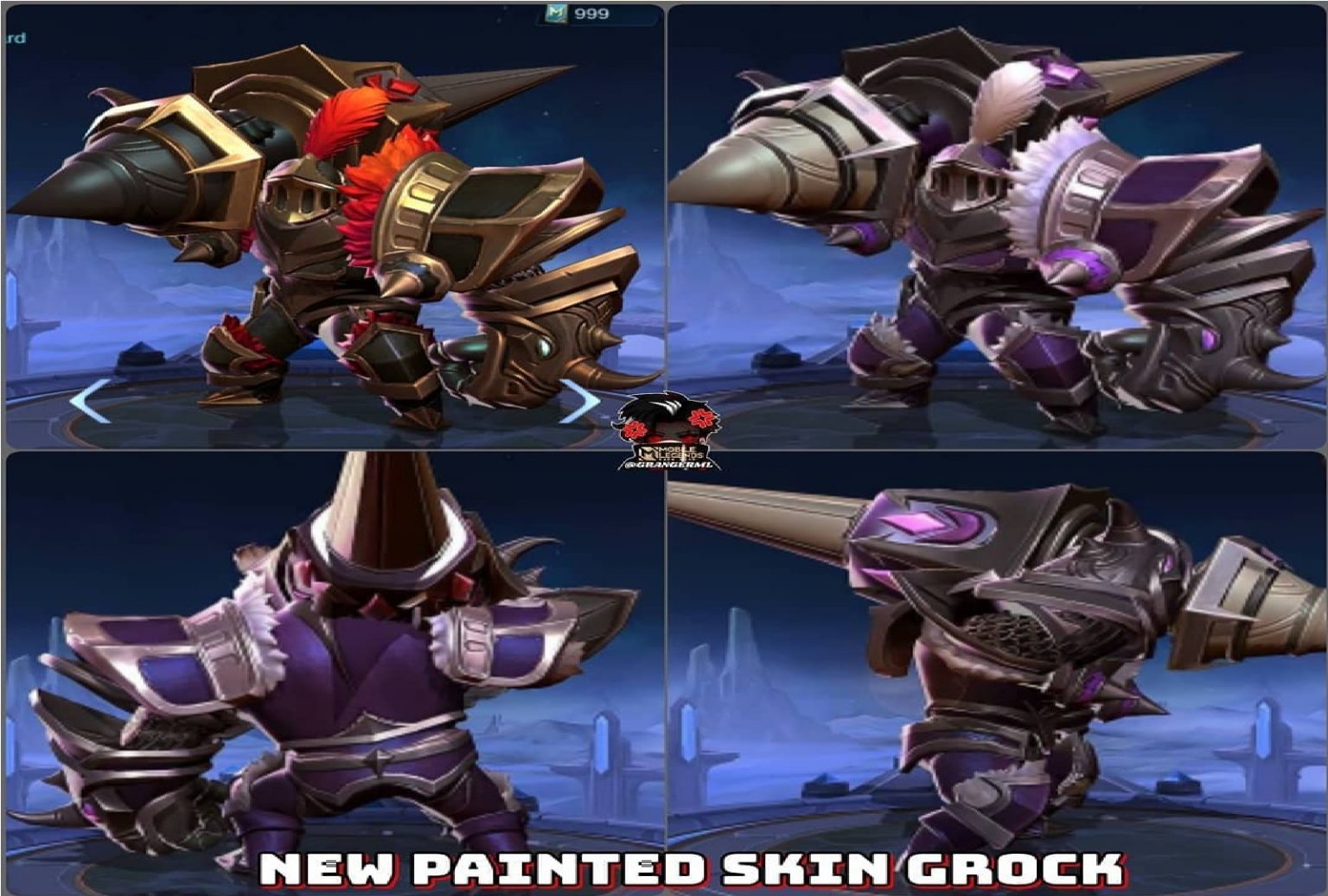 Leaks of the Latest Painted Grock Skin from Mobile Legends (ML) - Esports