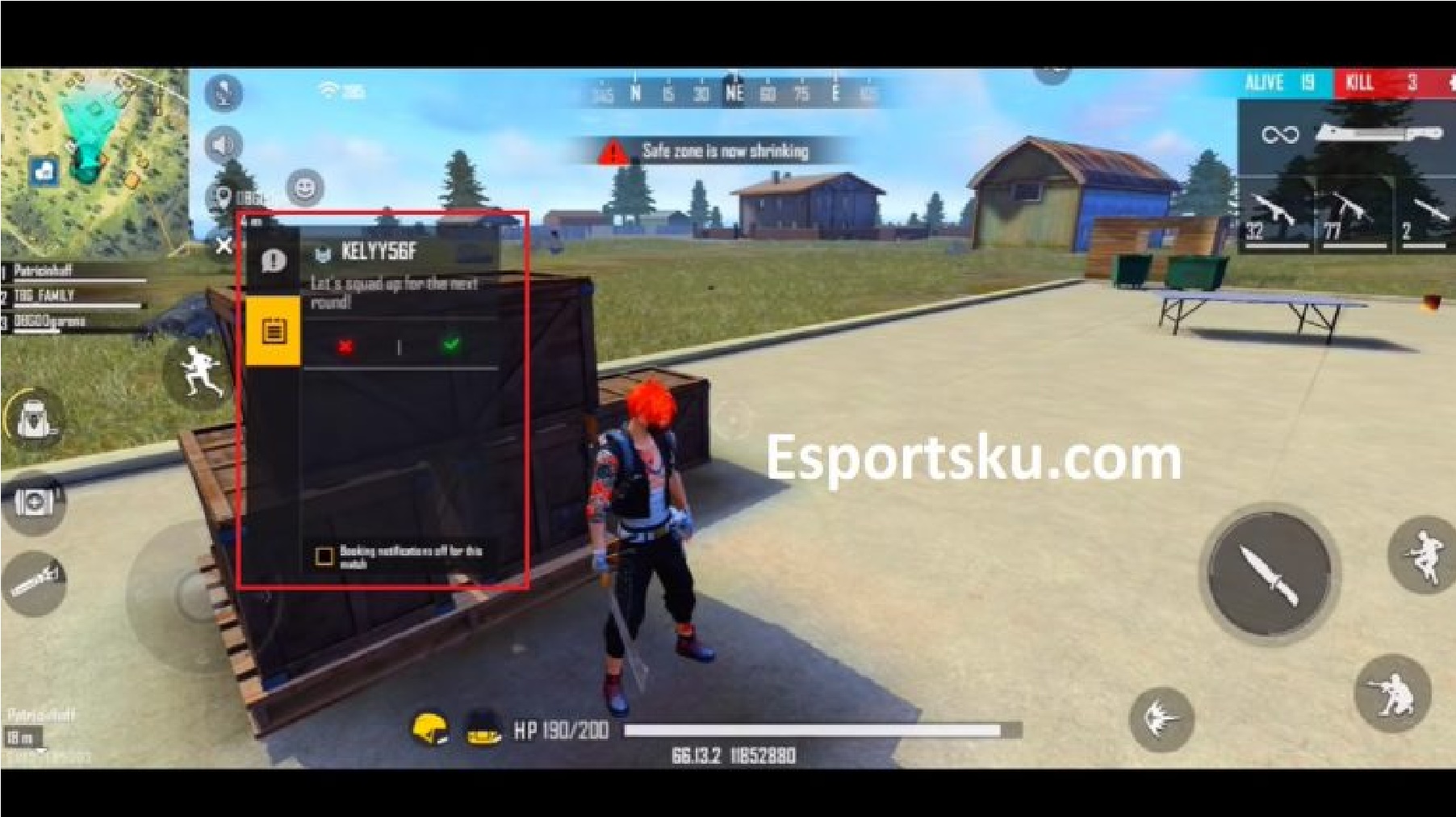 What is Booking Party System in Free Fire (FF) - Esports