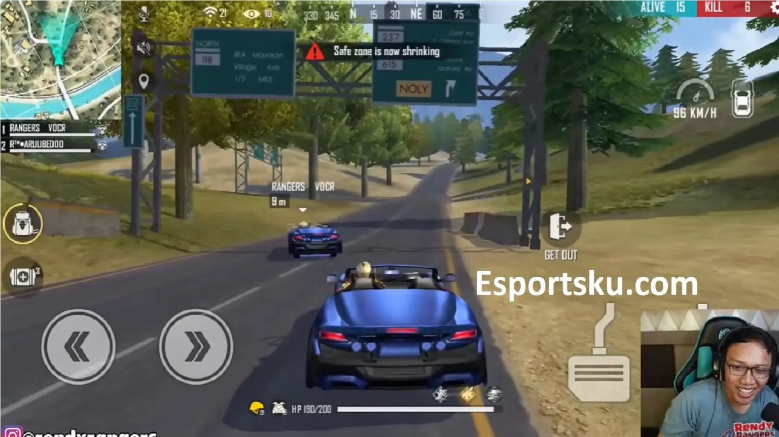 Sport Car Free Fire (FF) Review by Rendy Rangers - Esports