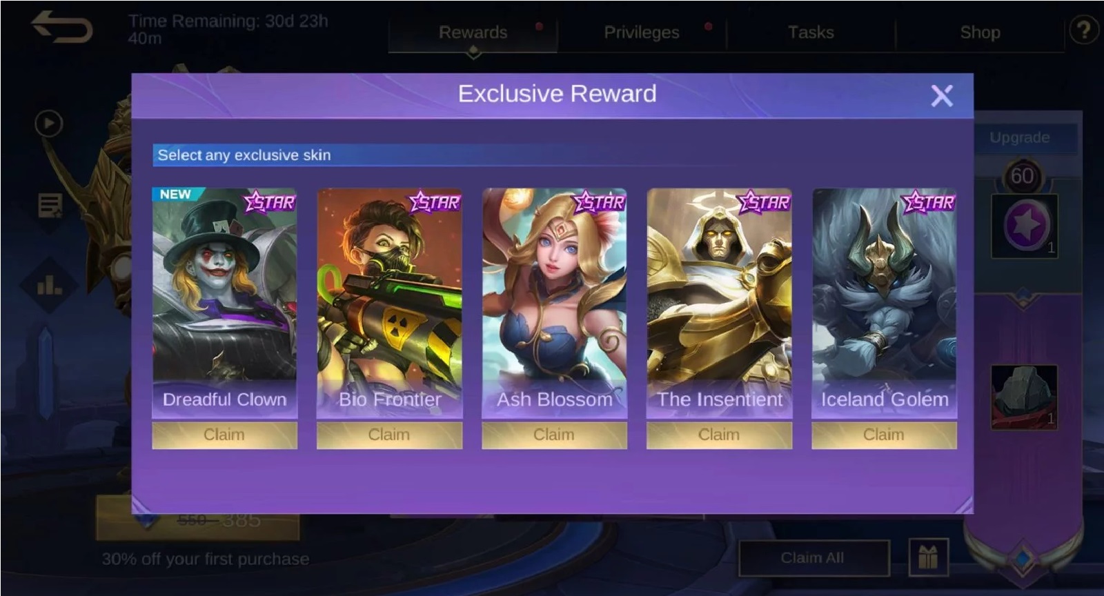 New System Starlight Mobile Legends (ML) - Esports