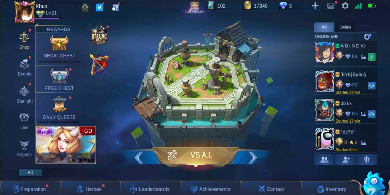 How to Settings Fullscreen Mobile Legends (ML) - Esports