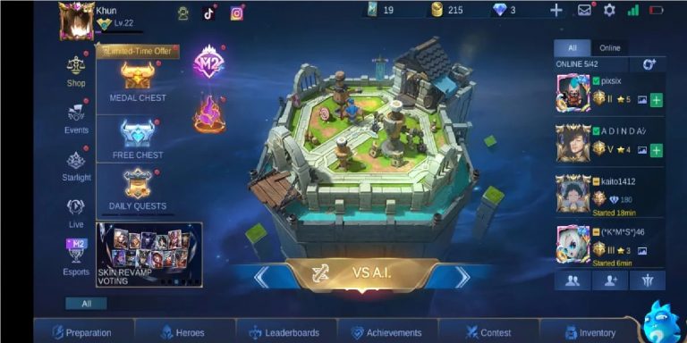 How to Settings Fullscreen Mobile Legends (ML) - Esports