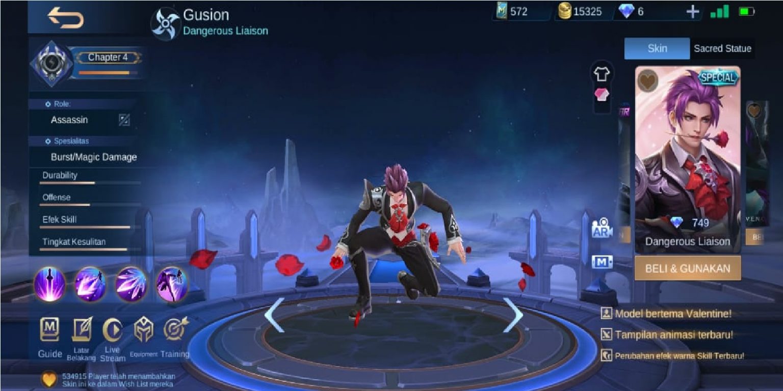 Gusion and Lesley Mobile Legends (ML) - Esports