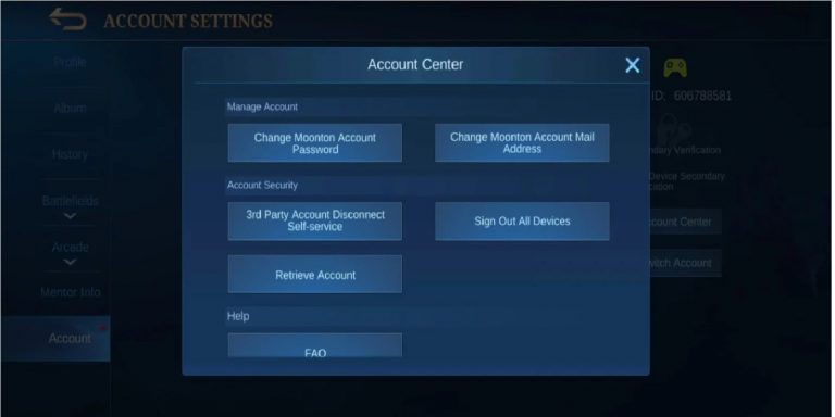 How to Change Moonton's Email Account that Has Connected Mobile Legends ...