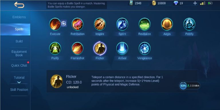 How to Change Battle Spell in Mobile Legends (ML) - Esports