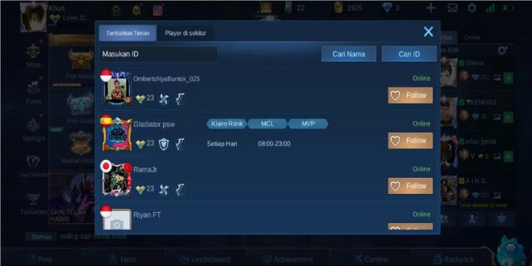 How to Find Friend ID in Mobile Legends (ML) - Esports