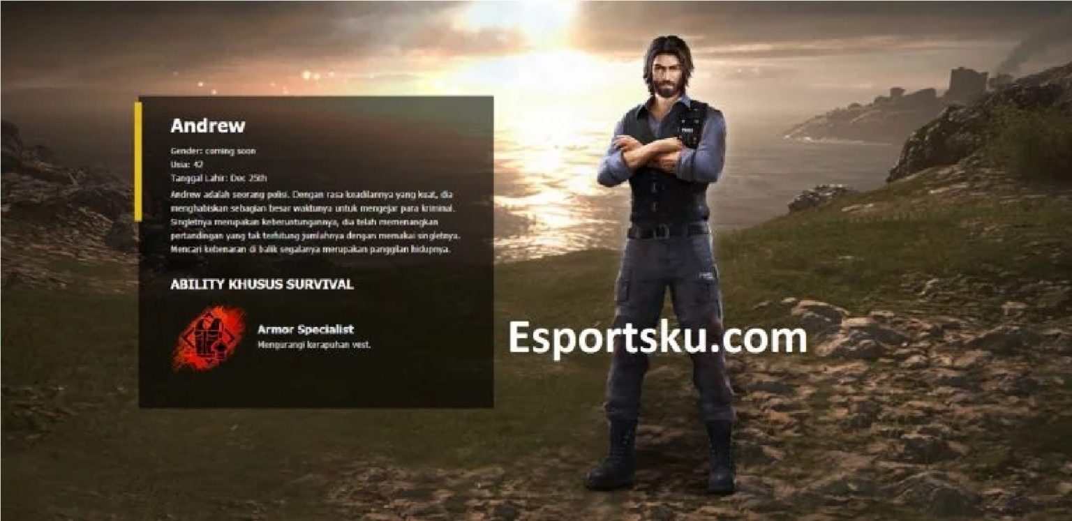 Andrew Awakening in Free Fire (FF) Character Skill - Esports