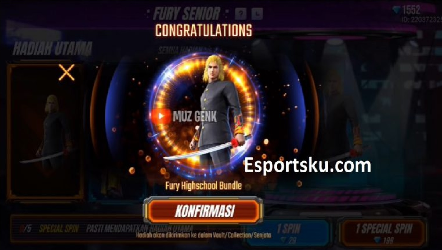 How to Get Senior Fury Bundle in Free Fire (FF) - Esports