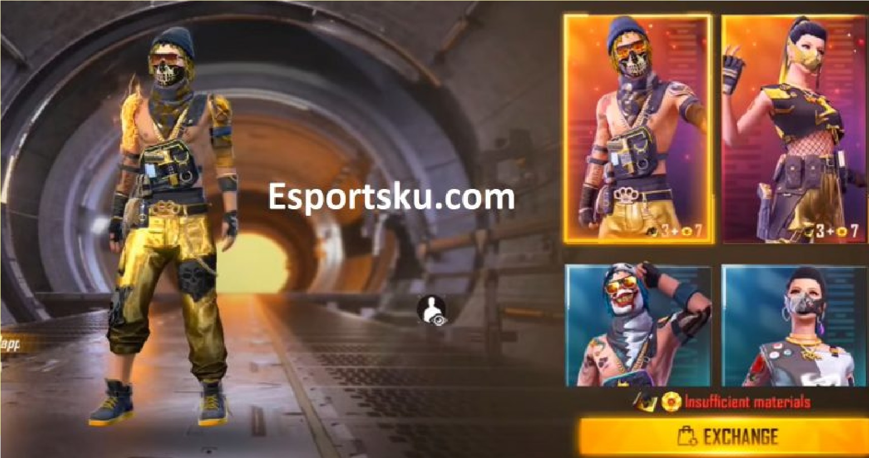 How to Get Rapper Underworld Bundle Free Fire (FF) - Esports