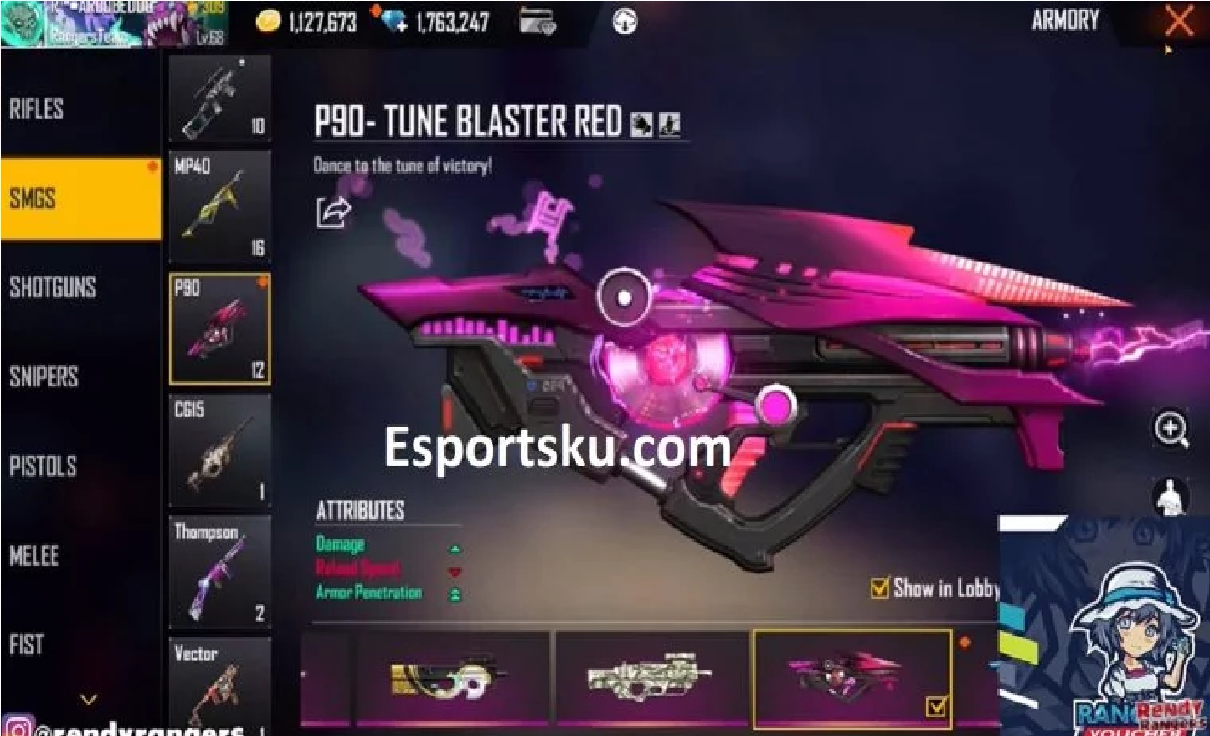 The Best SMG Skin in Free Fire (FF) - Esports