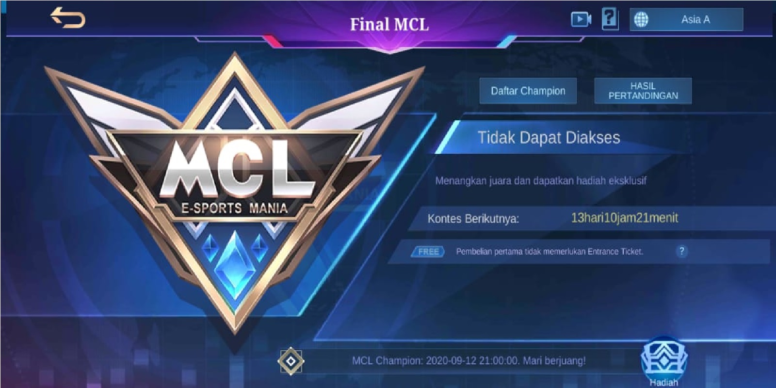 How to Buy MCL Tickets Mobile Legends (ML) - Esports