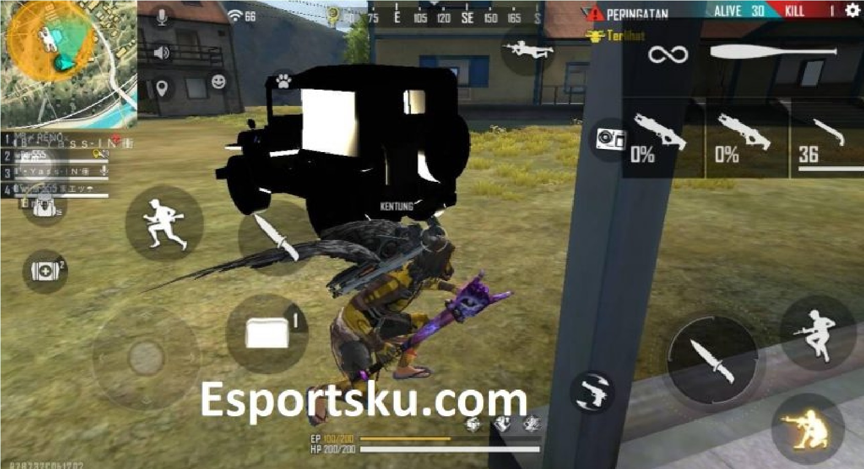 Unique Facts about the Golden Jeep in Free Fire (FF) - Esports