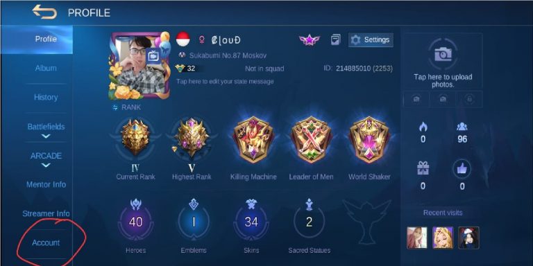 How to find out the Mobile Legends server code (ML) - Esports