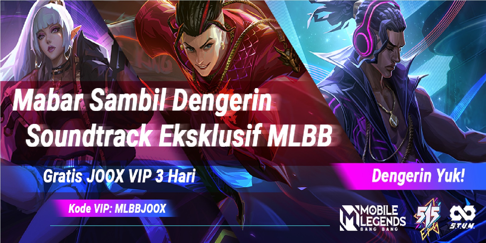 JOOX Presents Soundtrack and Playlist for Mobile Legends Lovers at 515 ...