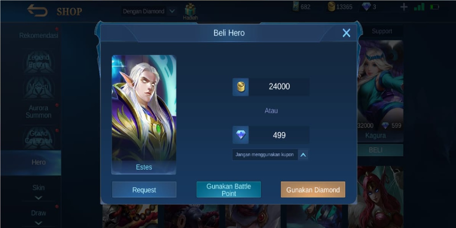 4 Ways to Buy a Hero in Mobile Legends (ML) - Esports