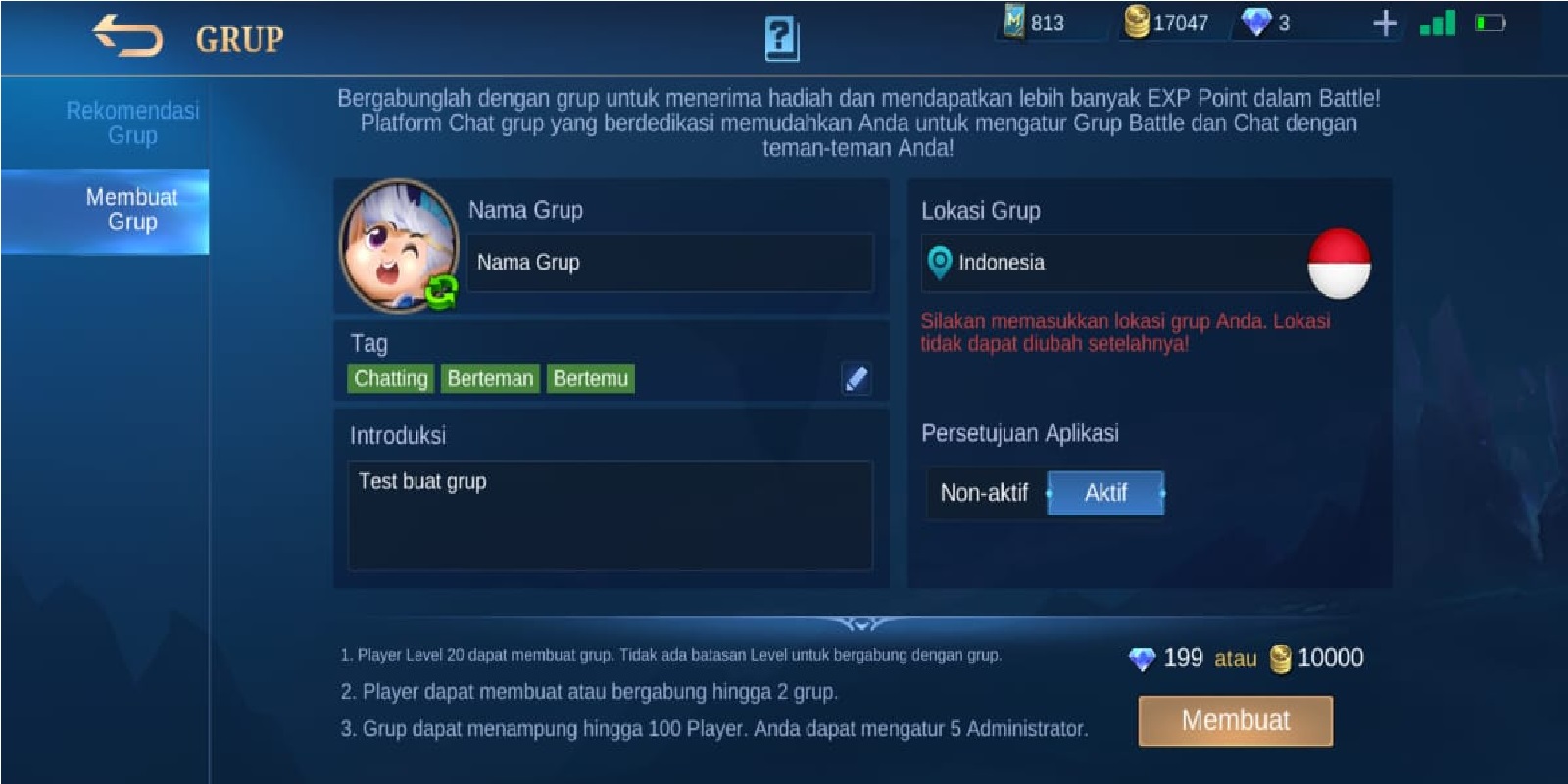 How to make a group in Mobile Legends (ML) - Esports