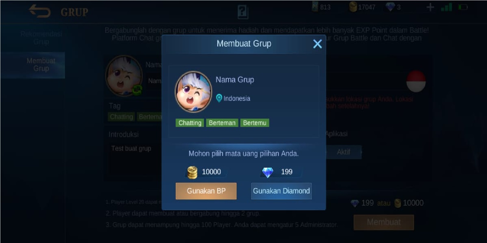 How to make a group in Mobile Legends (ML) - Esports