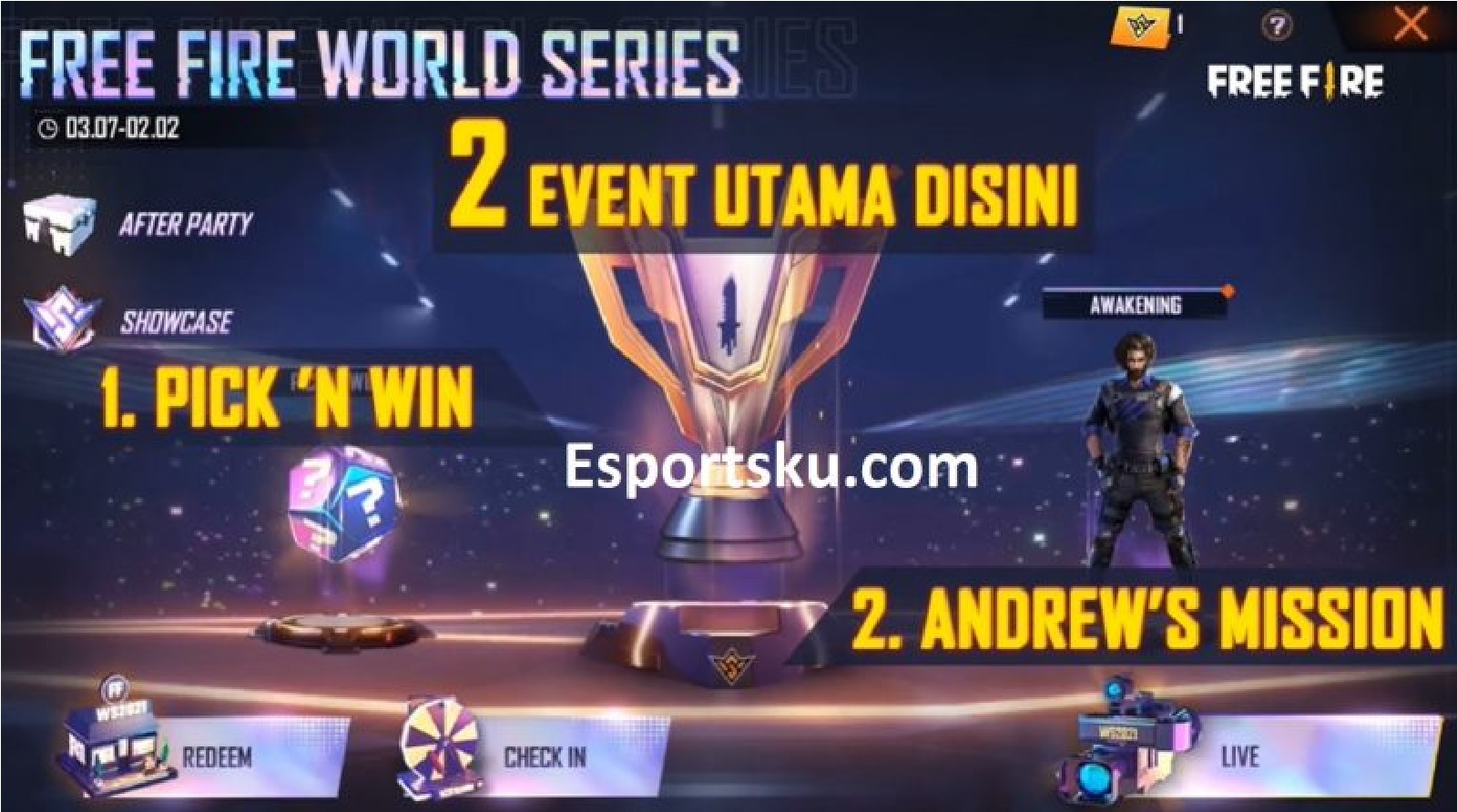 The List of Prize in the FFWS Exchange Store in Free Fire (FF) - Esports
