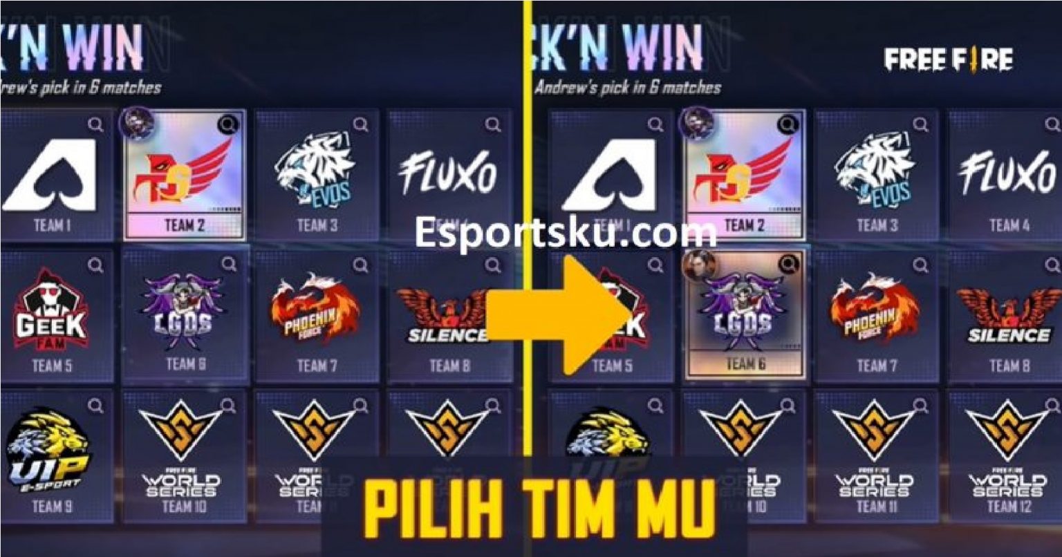 How to Play Pick and Win in Free Fire (FF) - Esports