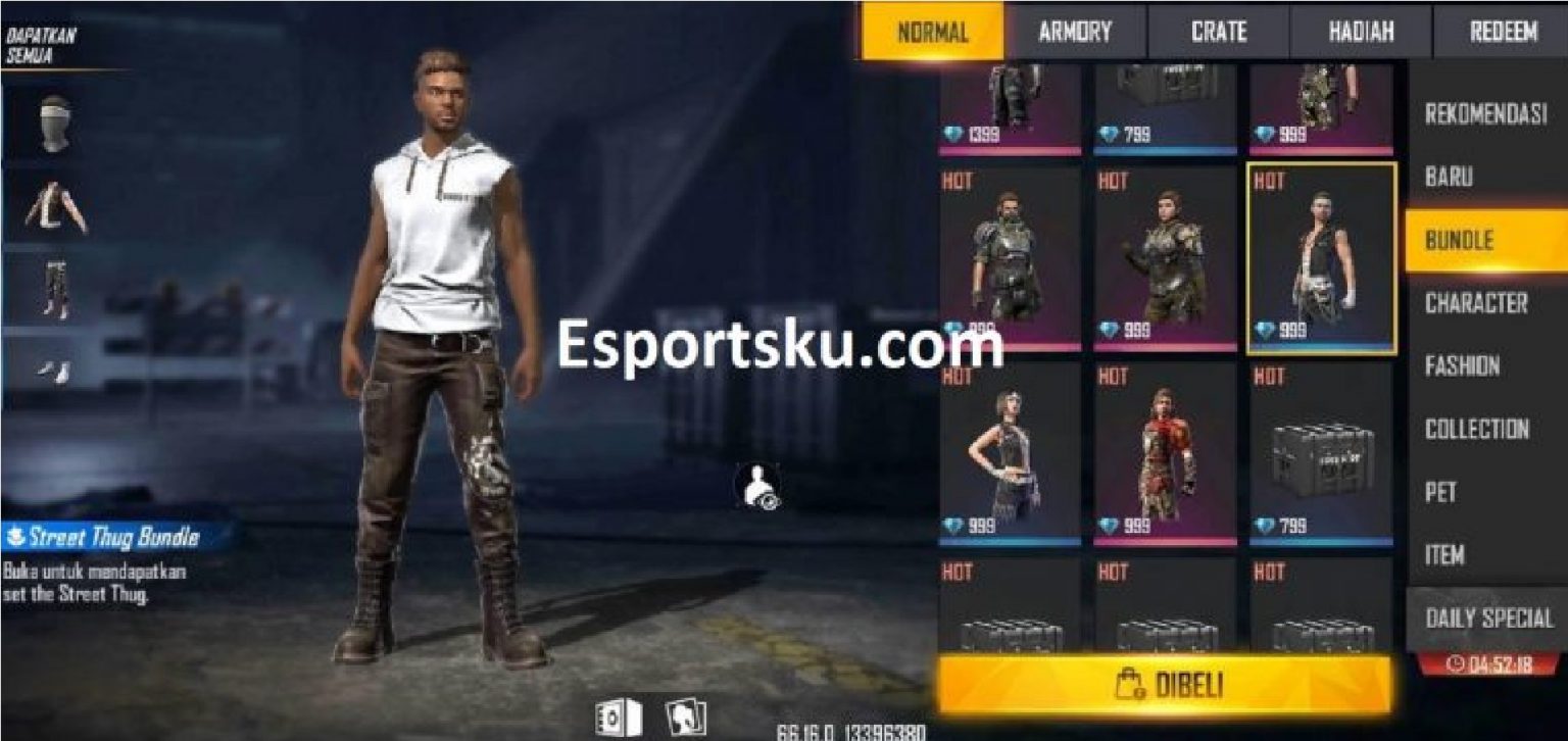 How to Get the Street Thug Bundle in Free Fire (FF) - Esports