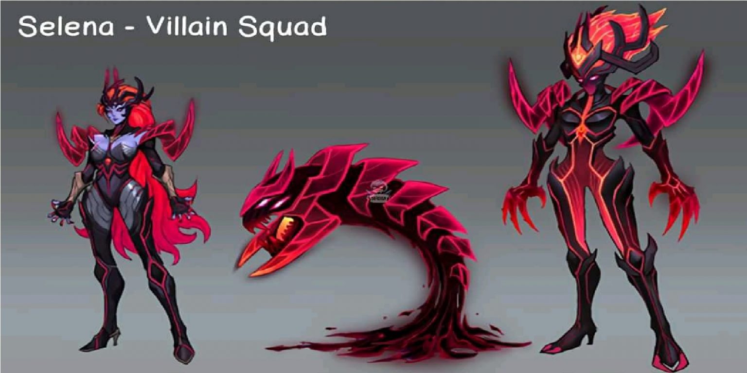 Leaked Selena Villain Squad Mobile Legends Skin (ML) - Esports