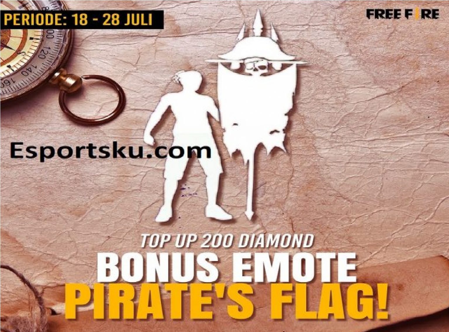 Facts about the Pirate Flag Emote in Free Fire (FF) - Esports