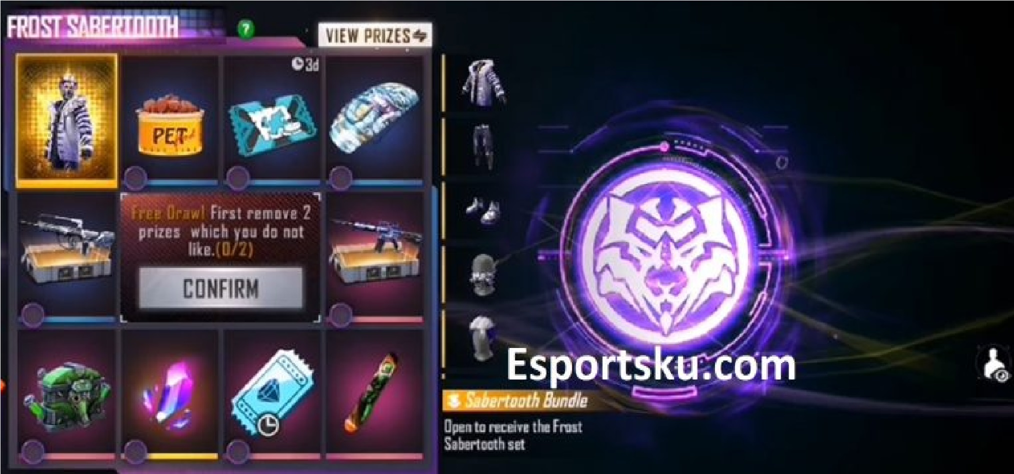 5 Reasons to Get the Frost Sabertooth Bundle in Free Fire (FF) - Esports