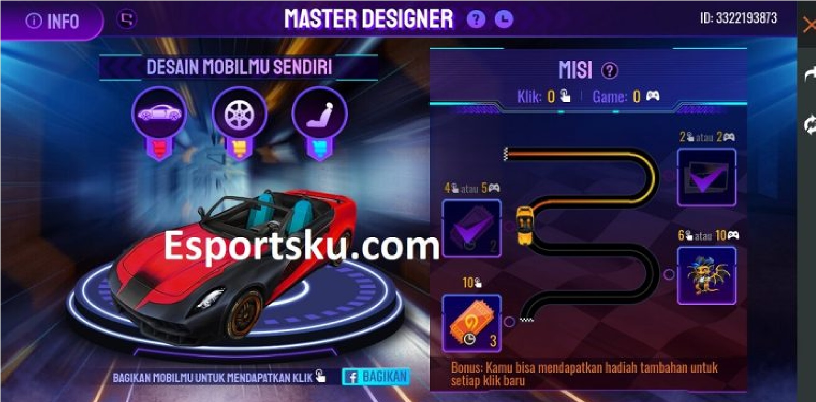 How to Play in the Master Designer Event in Free Fire (FF) - Esports