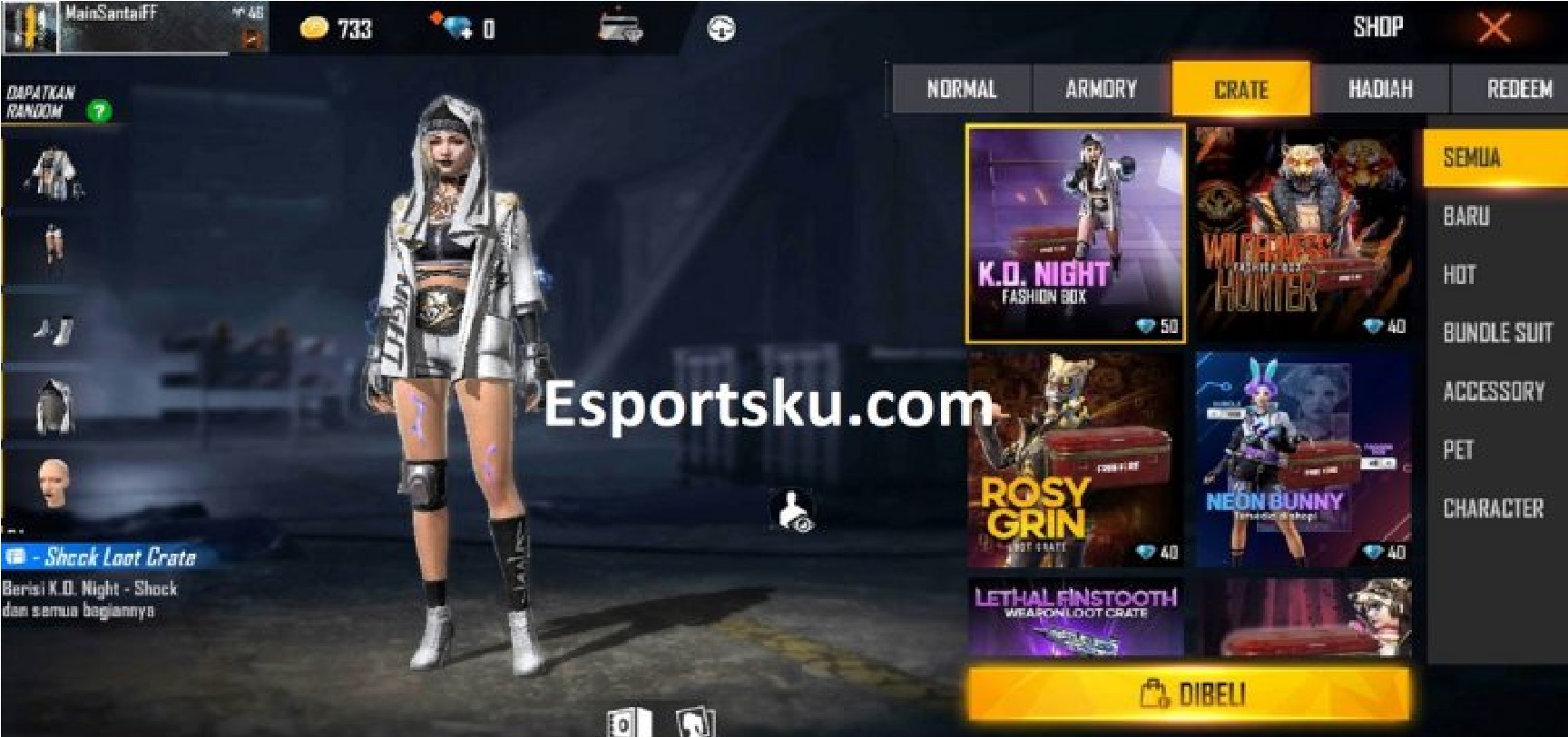 How to Get the New Night Crate in Free Fire (FF) - Esports