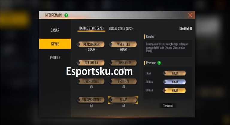 How to Unlock the Ninja Battle Style in Free Fire (FF) - Esports
