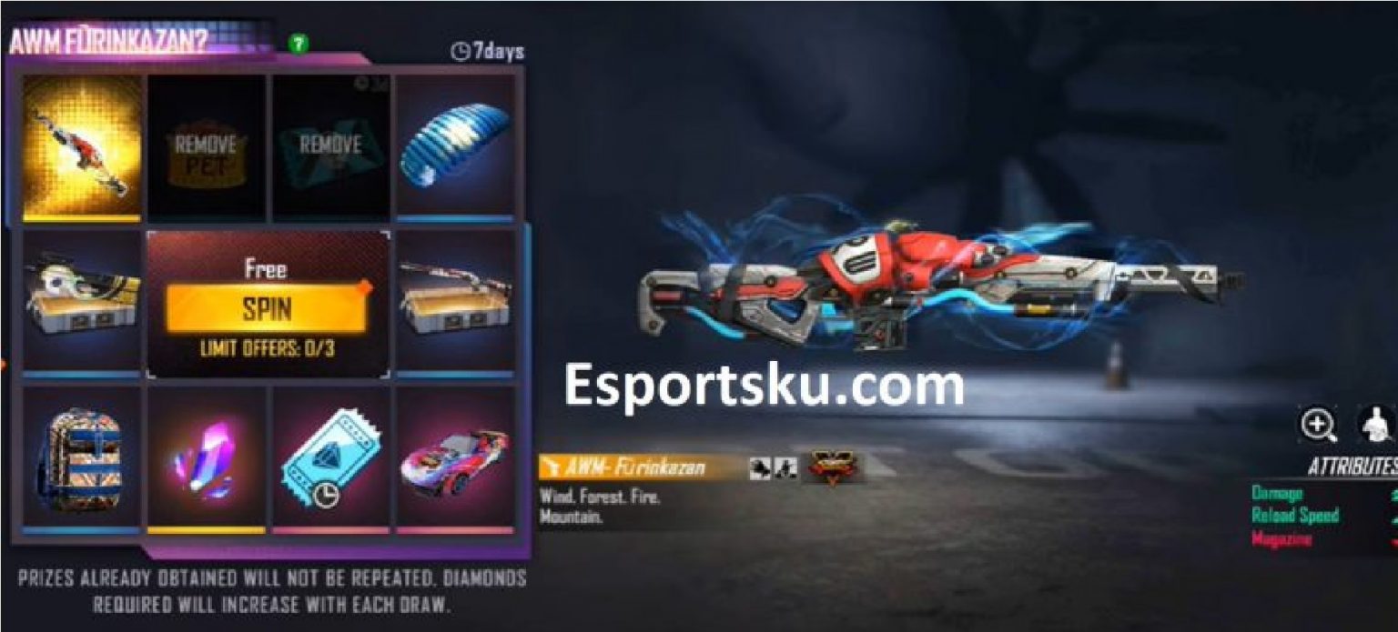 How to Obtain the Ryu AWM Skin in Free Fire (FF) - Esports