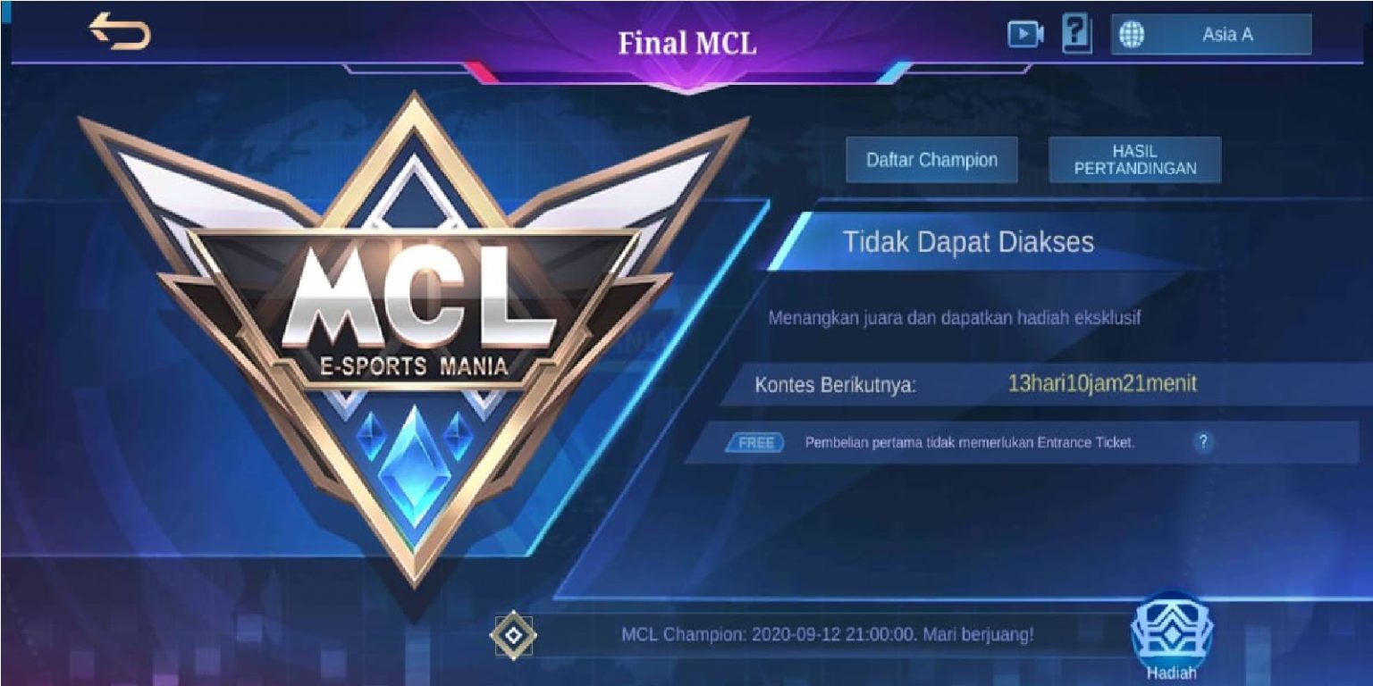 Causes Why Can't Join MCL Mobile Legends (ML) - Esports