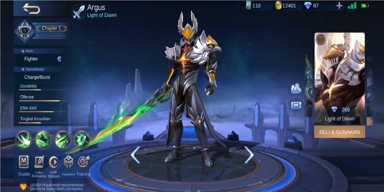 4 Best Argus Skins in Mobile Legends (ML) - Esports