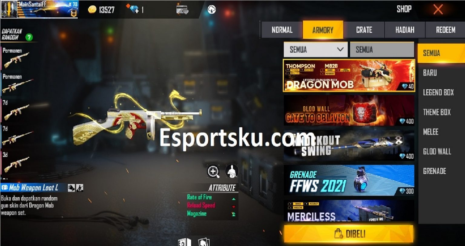 How to Get the Mob Weapon Loot Crate in Free Fire (FF) - Esports