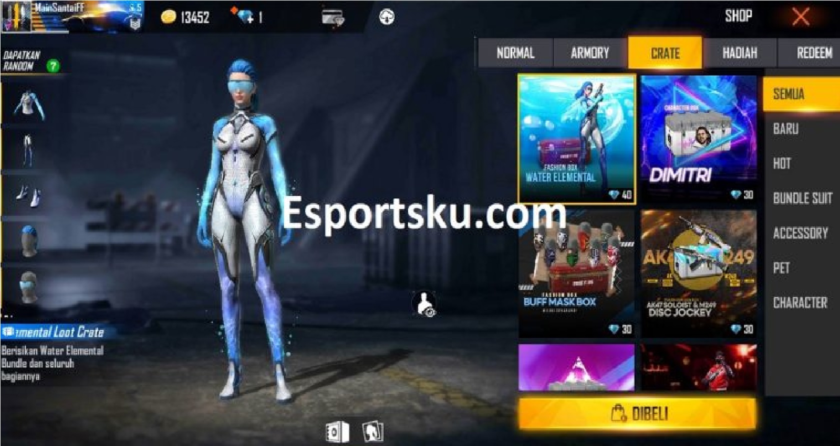 Tips to Get the Elemental Bundle Crate in Free Fire (FF) - Esports