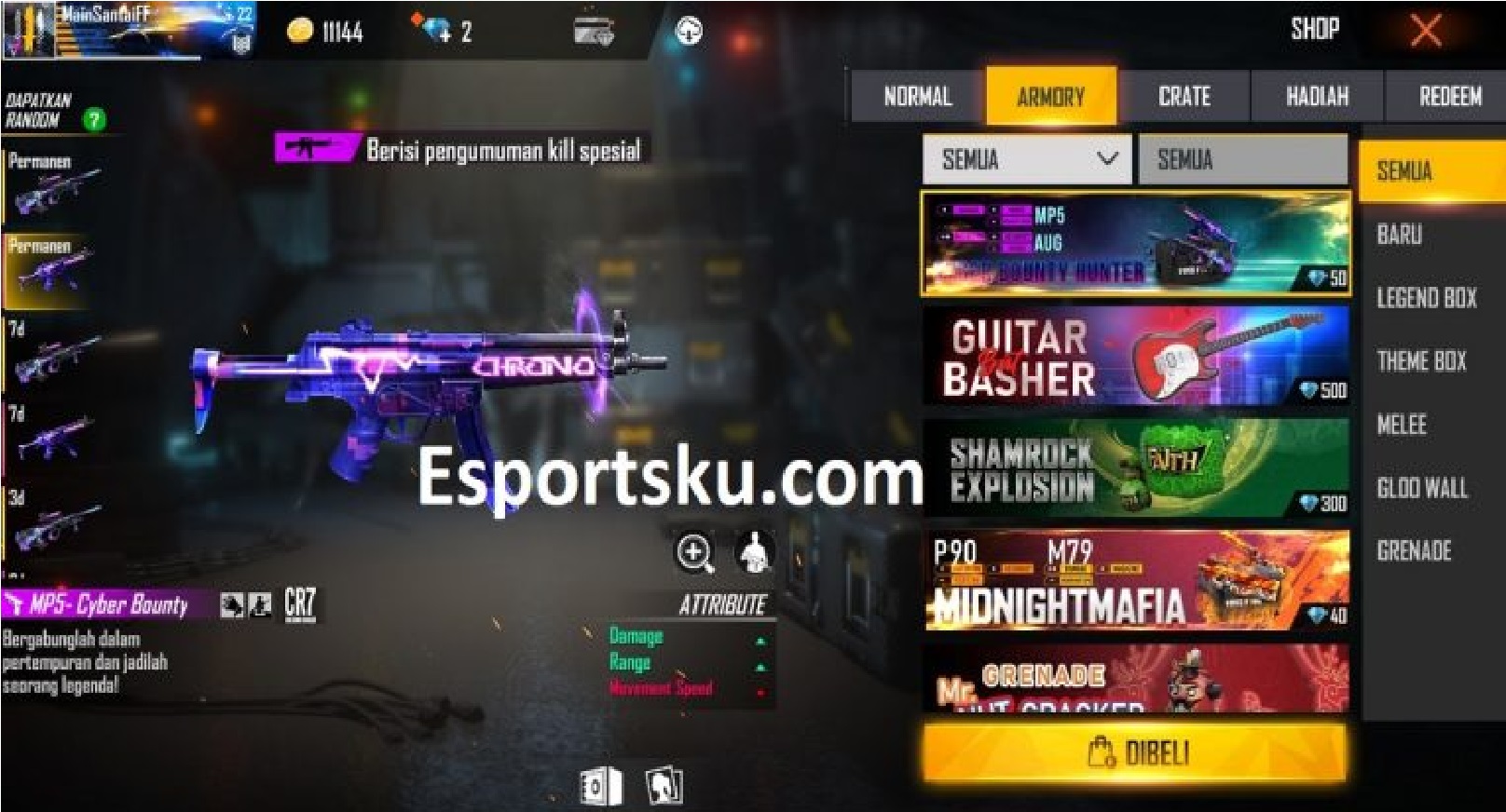 Tips to Get the Hunter Weapon Loot Crate in Free Fire (FF) - Esports